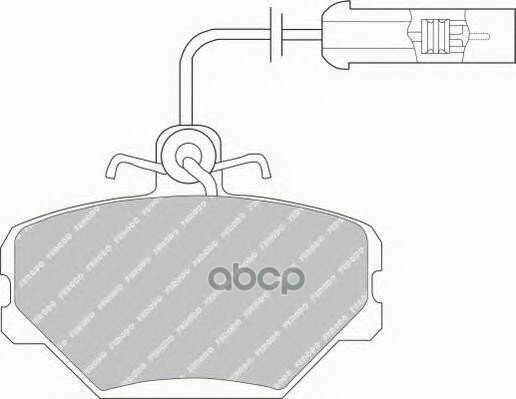 Колодки тормозные FERODO FDB524 GDB833 LANCA !/5888781 5892330 5888781 5892330 Ferodo арт. FDB524
