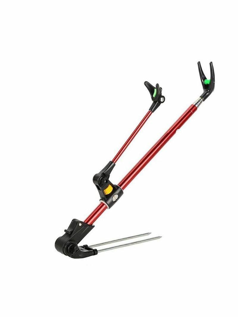 Подставка телескопическая для удочки удилищ спиннинга 210см Кронштейн заземляющего штекера рыболовного ящика