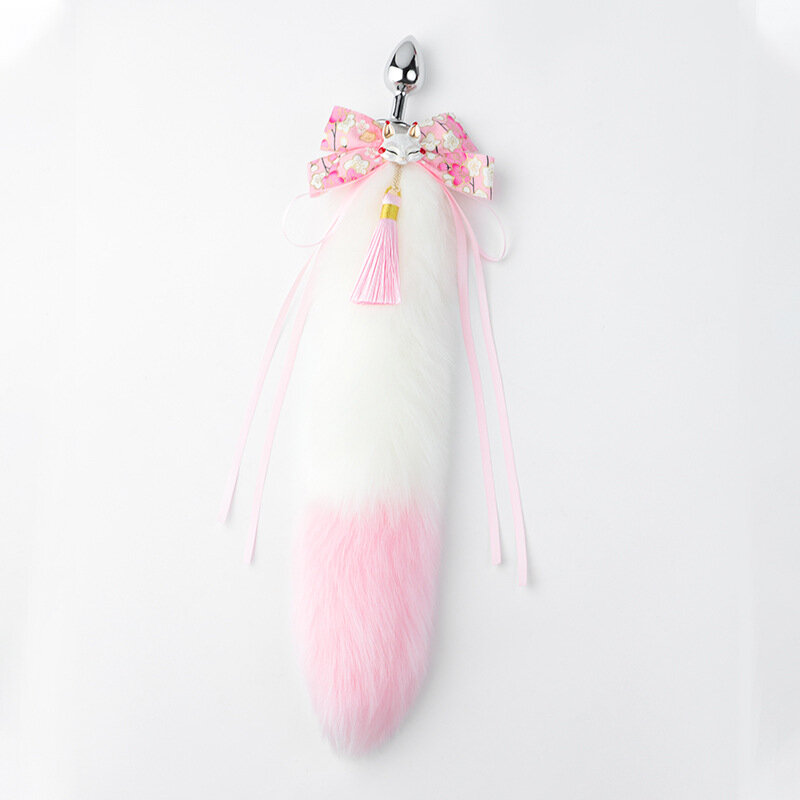 Сексуальная анальная пробка в виде лисьего хвоста для выхода в свет, хризантема, анус, садовая пробка, мастурбатор, игрушка для взрослых, товары