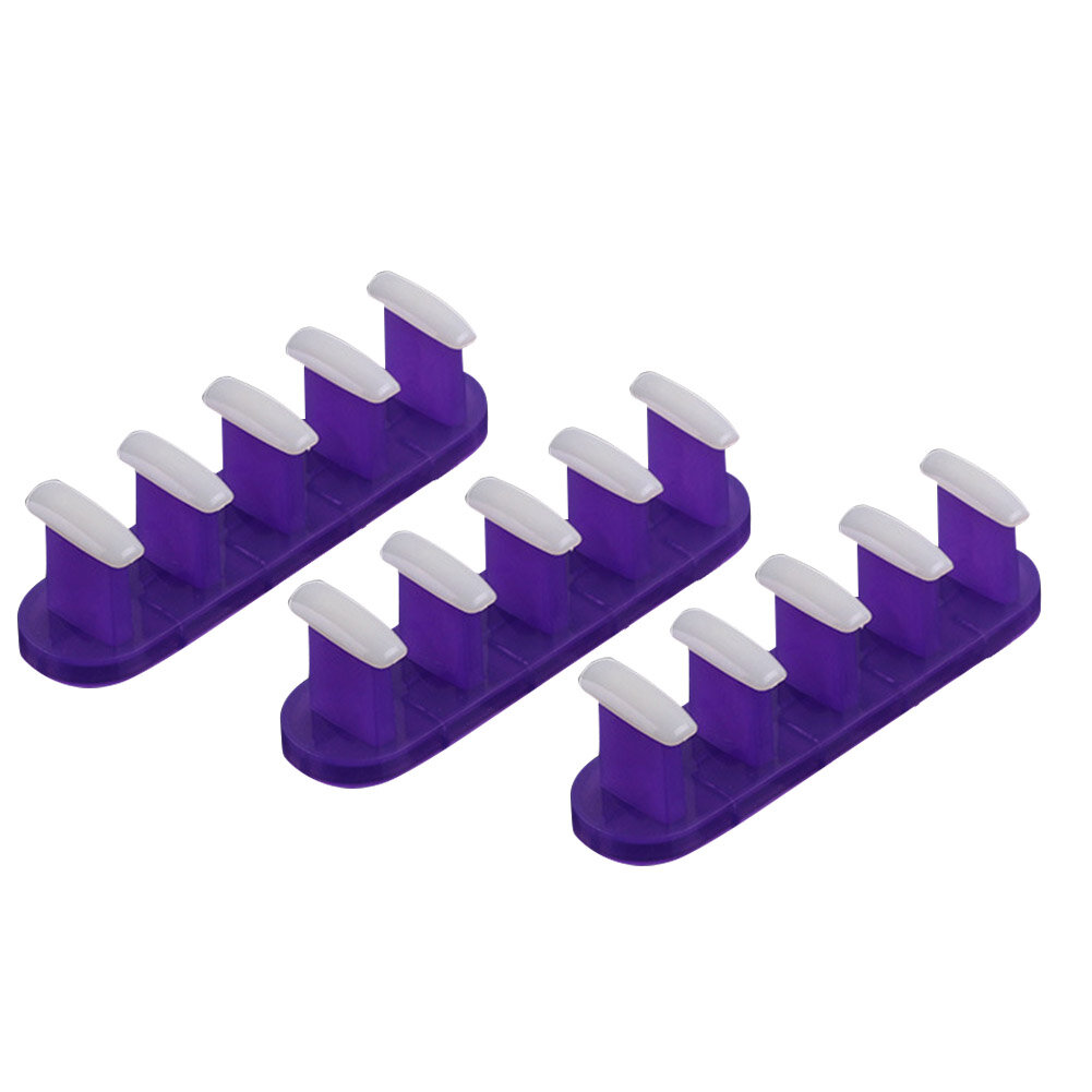 Подставка для ногтей, набор для обучения маникюру и типсам (фиолетовый)