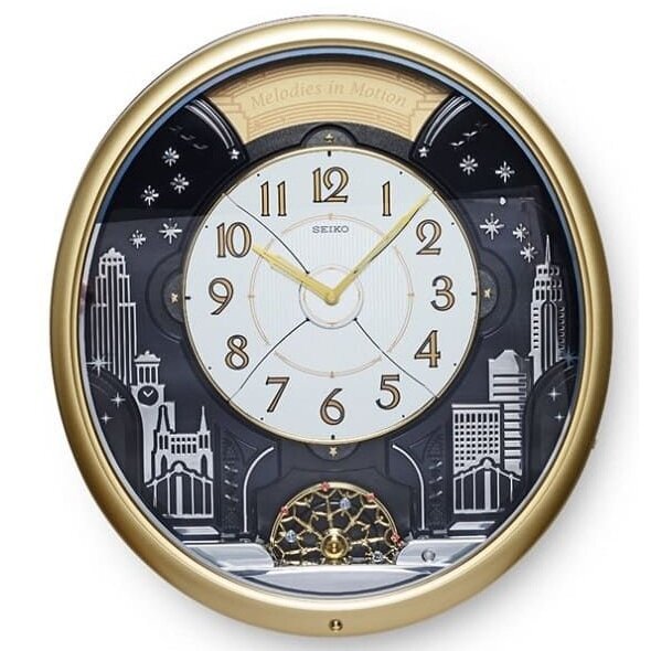 Настенные часы с маятником Seiko Quartz Wall Clock QXM285G