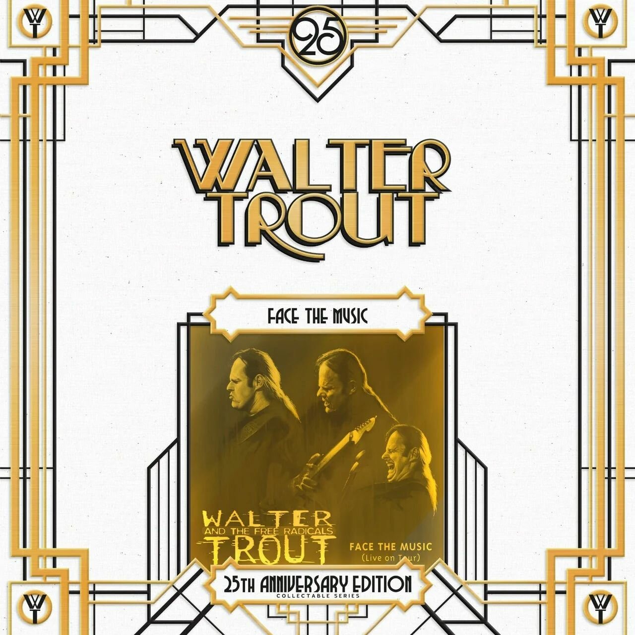 Walter Trout And The Free Radicals. Face The Music (Limited Edition, EU, Provogue, PRD 7121 1, 2014, винил) 2LP