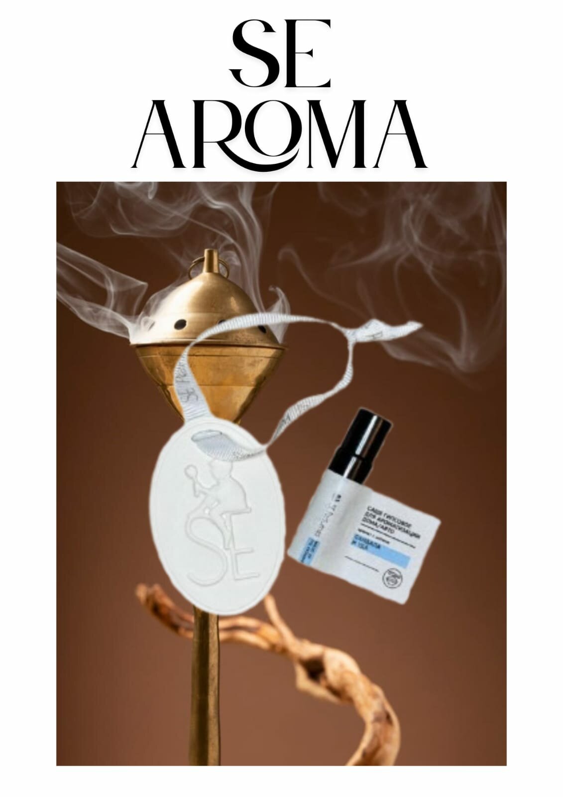 Саше Selection Excellence, для интерьера и авто, аромат "Сандал и уд", спрей, 3мл