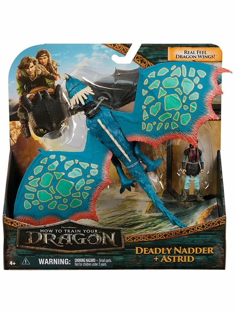 Игрушки Шарнирные Дракон Spin Master How To Train Your Dragon / Набор Игрушек-фигурок Дракона И Рыцаря-викинга, Подходящий Для Детей В Возрасте От 4 Лет И Старше