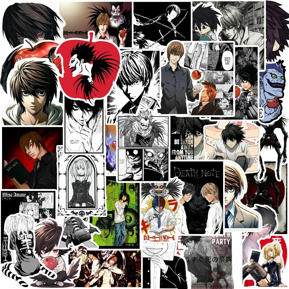 54 аниме-наклейки Death Note