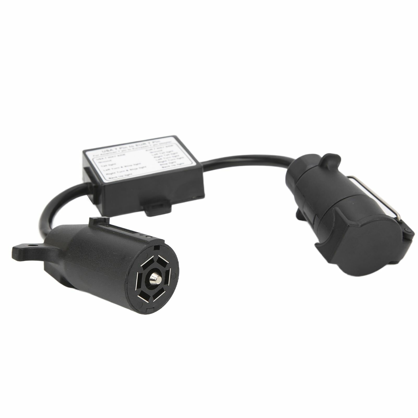 Адаптер для прицепа, с американского 7-пин на европейский 7-пин, с разделением стоп-сигналов