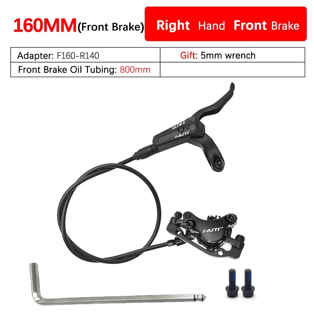 NUTT гидравлический Тормоз MTB велосипедные диски тормозной рычаг 160 мм 180 мм ротор Magura масло передний задний суппорт левый правый для велосипеда запчасти