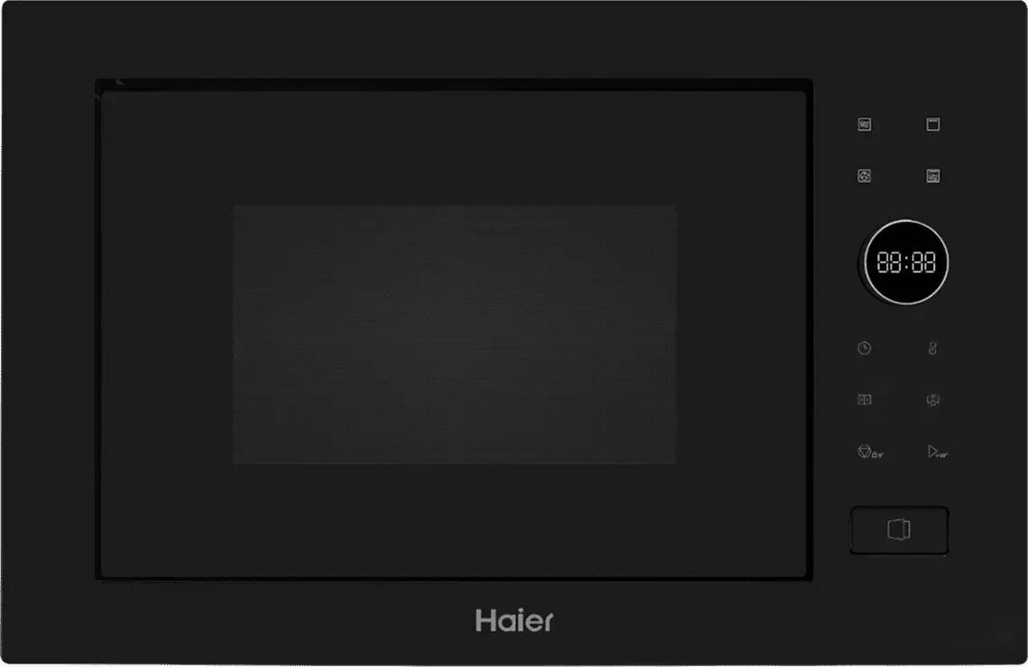 Микроволновая печь Haier HMX-BPG259MB, встраиваемая, 25л, черная матовая
