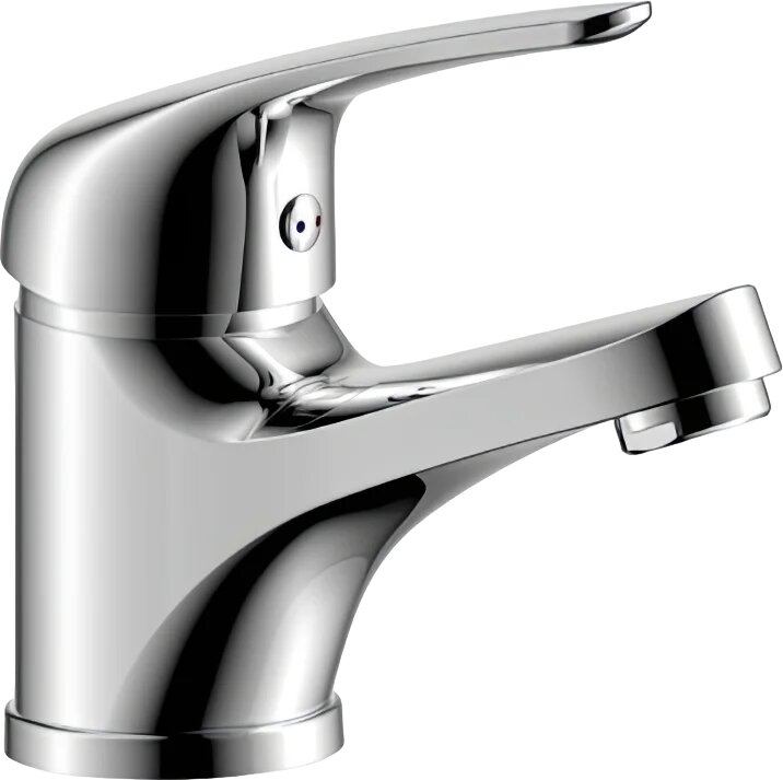 Смеситель для раковины Rossinka Y Y40-11 хром, глянцевый, кран для ванной в раковину, из латуни, рычажный, с керамическим картриджем