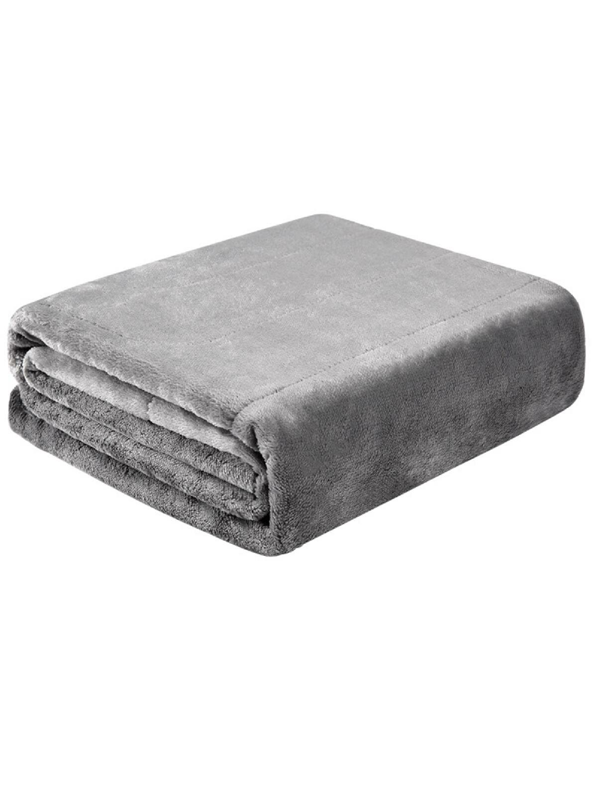 Электрогрелка, Электрическое одеяло USB для разогрева-серое