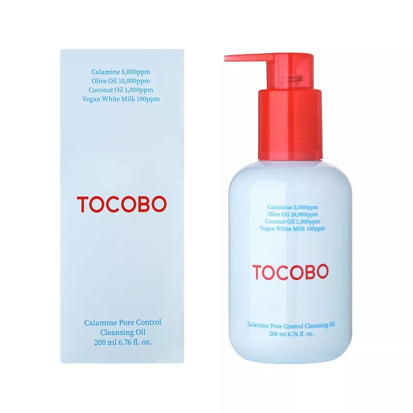 Tocobo Очищающее гидрофильное масло с каламином Calamine pore Control Cleansing Oil