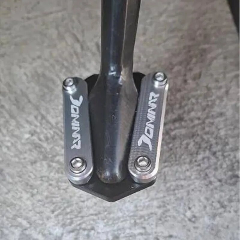 Для BAJAJ DOMINAR 250/400 2020 2021 2022 2023 Все ГОД DOMINAR 250 450 Боковая подставка для мотоцикла, увеличенная накладка, детали подставки, WITH DOMINAR