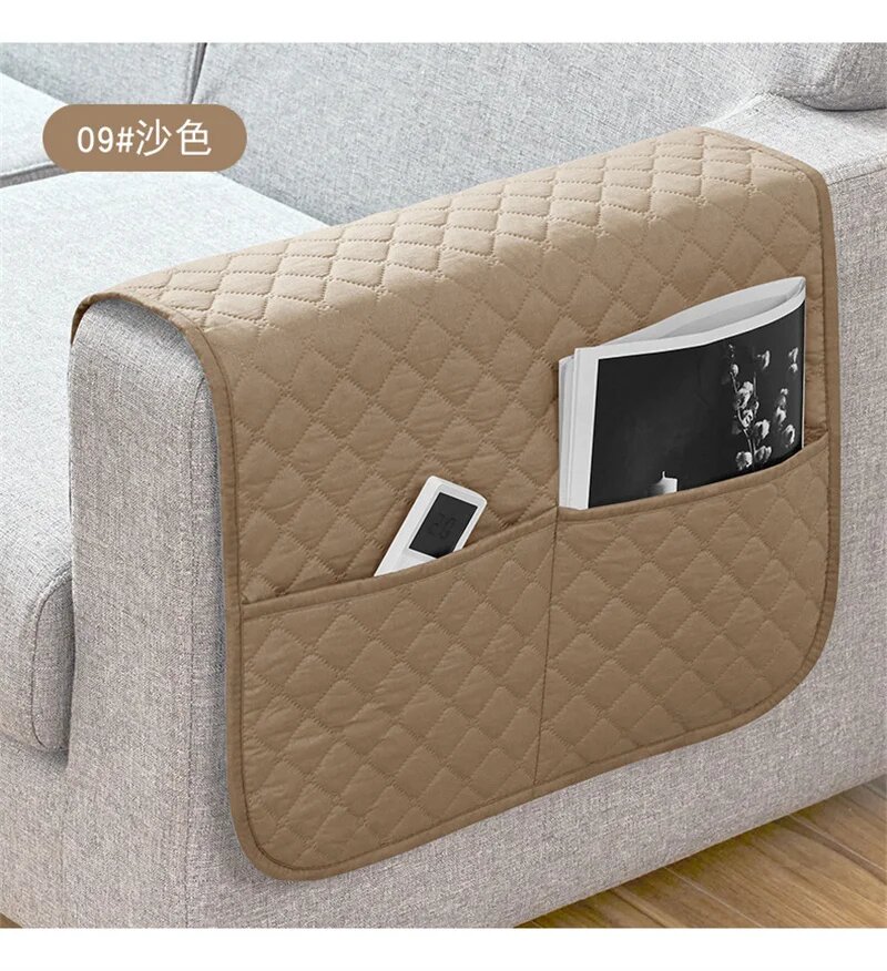Бежевый чехол для подлокотника дивана 50x110 см, A6 khaki