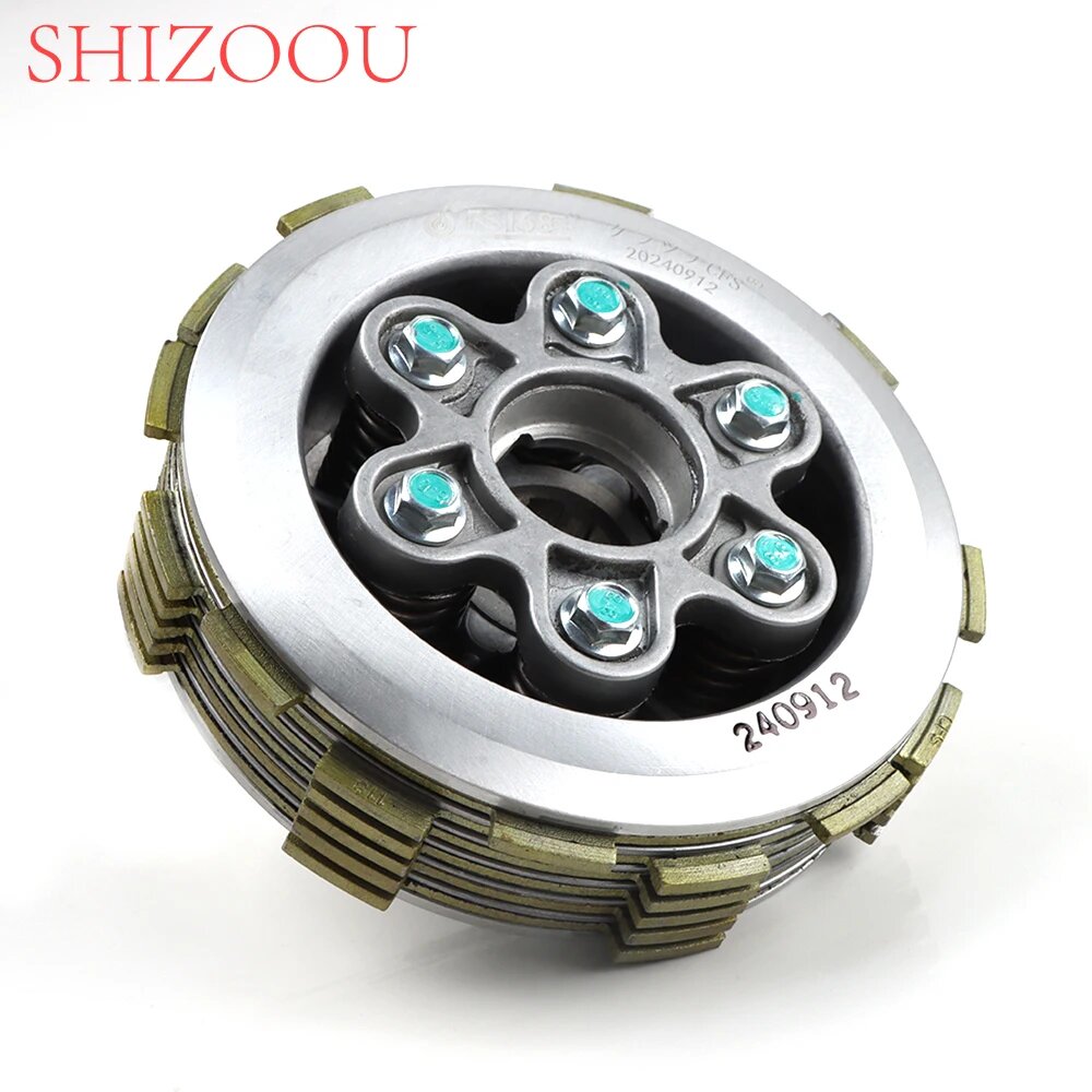 Комплект фрикционных дисков для мотоцикла, втулка сцепления, 6 колон, 6 шт, улучшенная центральная муфта для HONDA CG150 cg 150 CG175 CG200 cg 200, CG200 6 Column 6pcs