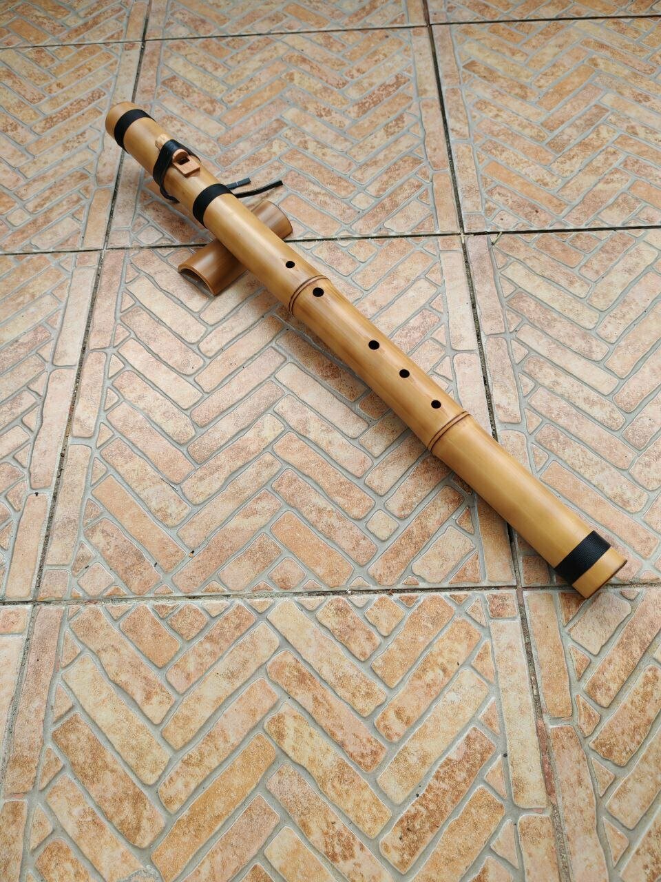 Флейта Пимак из бамбука тональность D (ре)