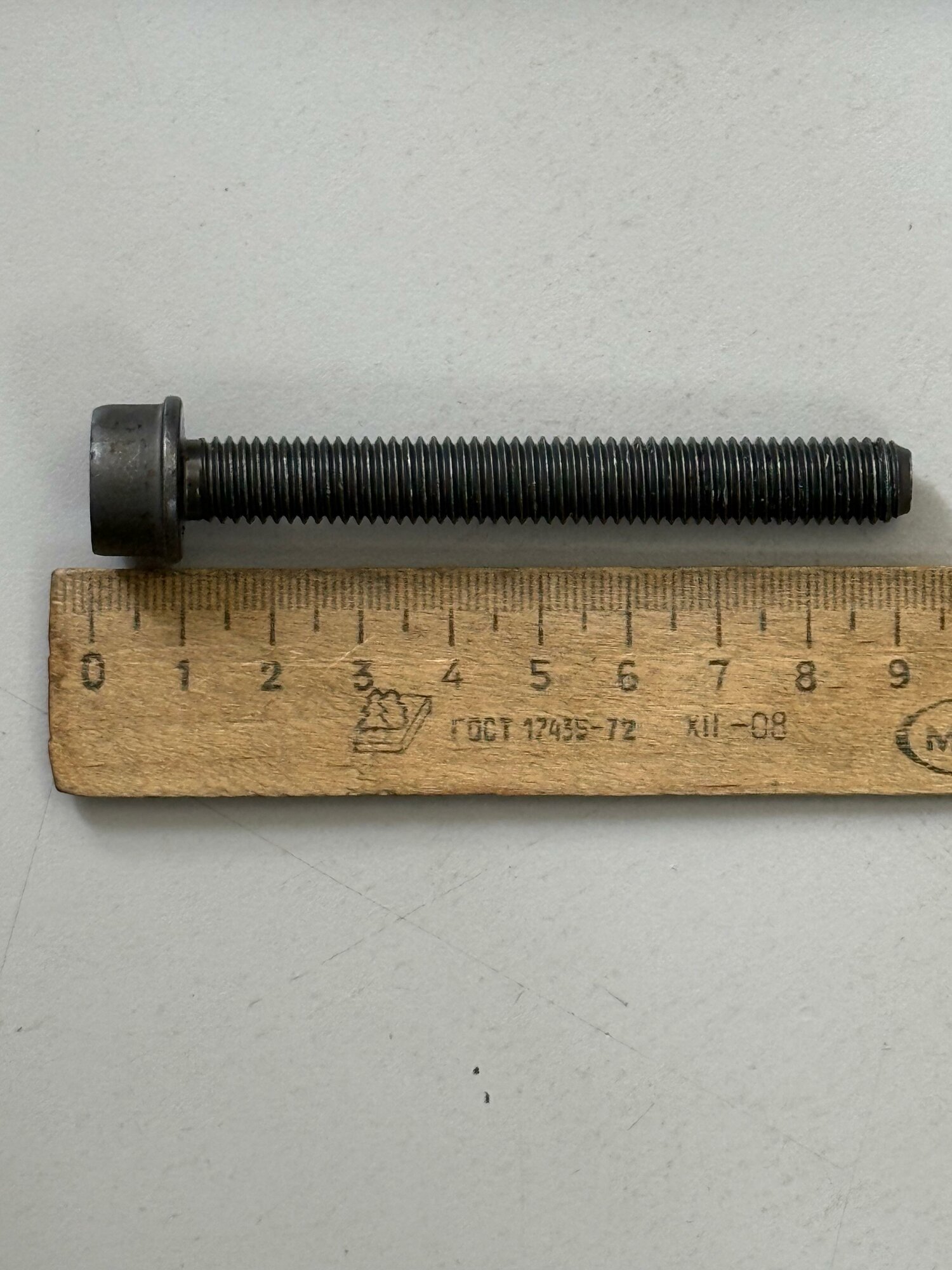 Винт М8х80 мм (10 шт.) с внутренним TORX 12-гранным, болт крепежный, VAG оригинал