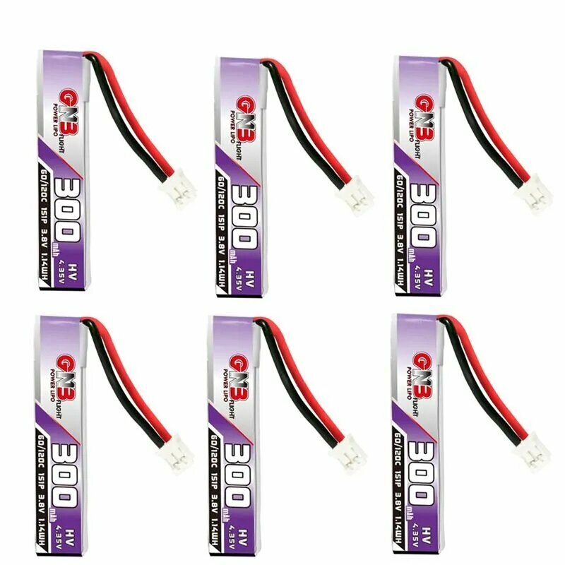 1-10 шт. GNB 1S 300 мАч 3,8 В Макс. 120C HV Lipo Батарея PH2.0 для US65 UK65 Inductrix Beta65S URUAV UR65 Mobula 7 Tiny Whoop Drone