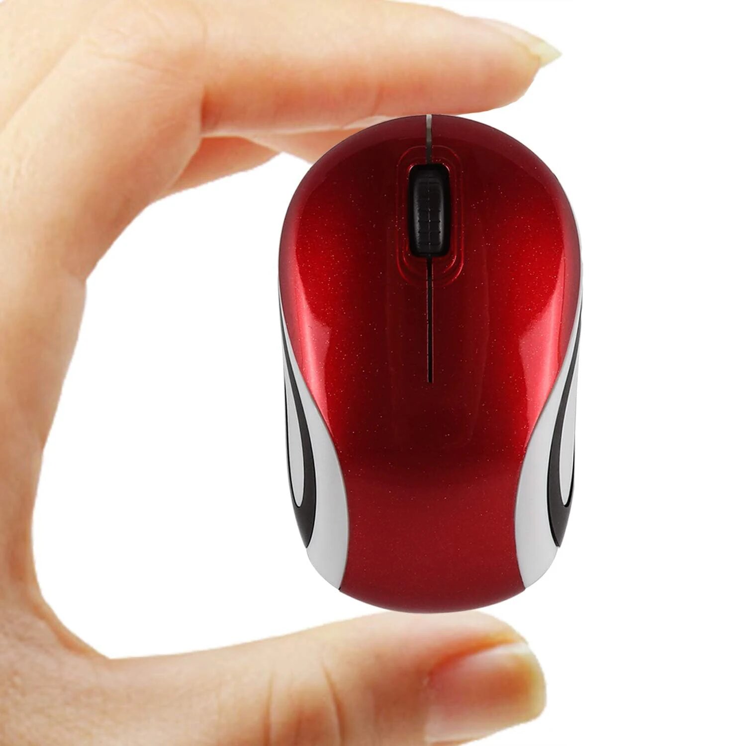 Беспроводная мышь DIGIBLUSKY Red, 2.4 ГГц, мини
