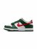 Кроссовки NIKE Dunk Low, размер 38 EU, зеленый,
