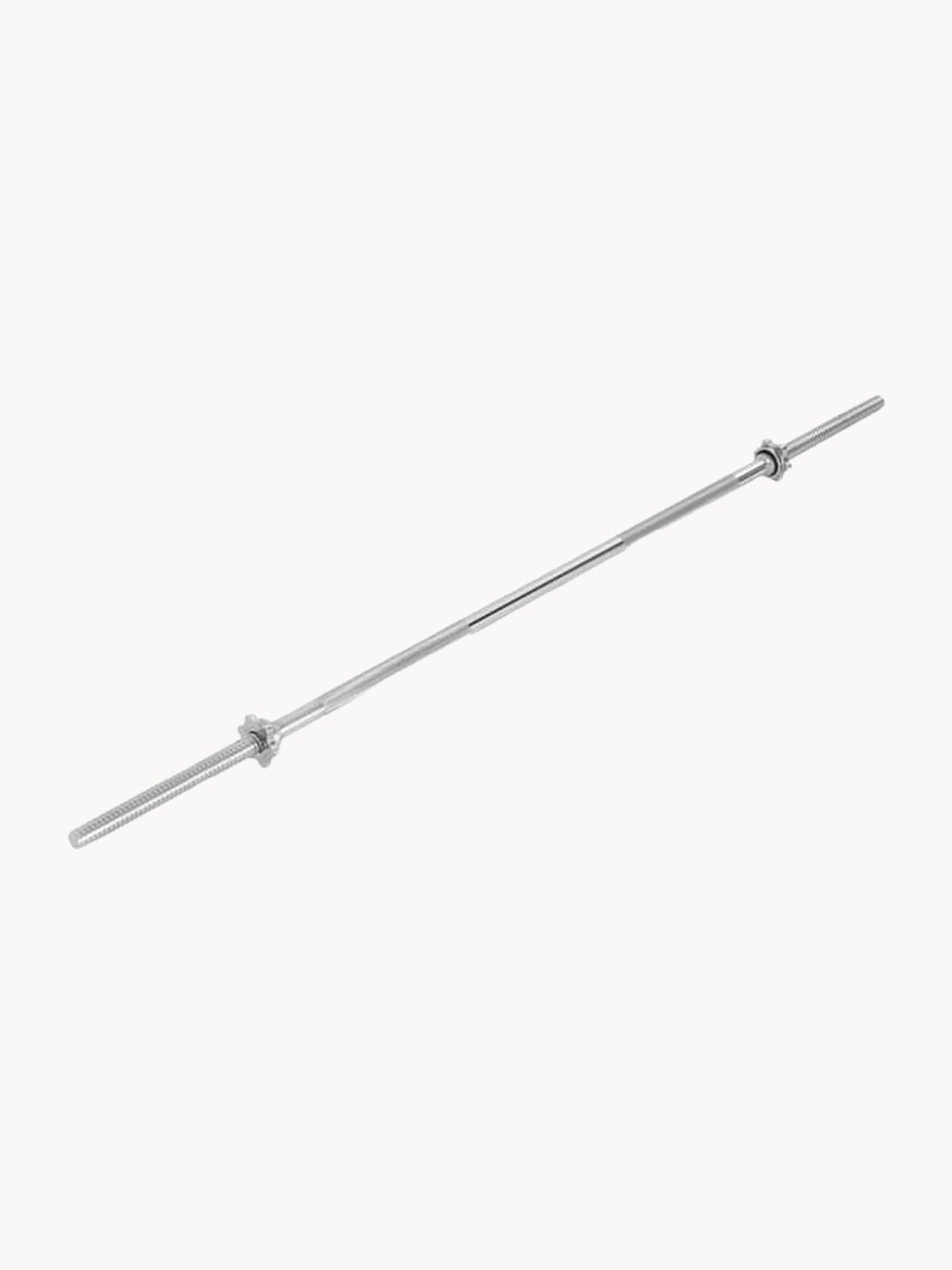 Гриф для штанги прямой STARFIT Core BB-103 120 см, d=25 мм, металл, с металлическими замками, хром