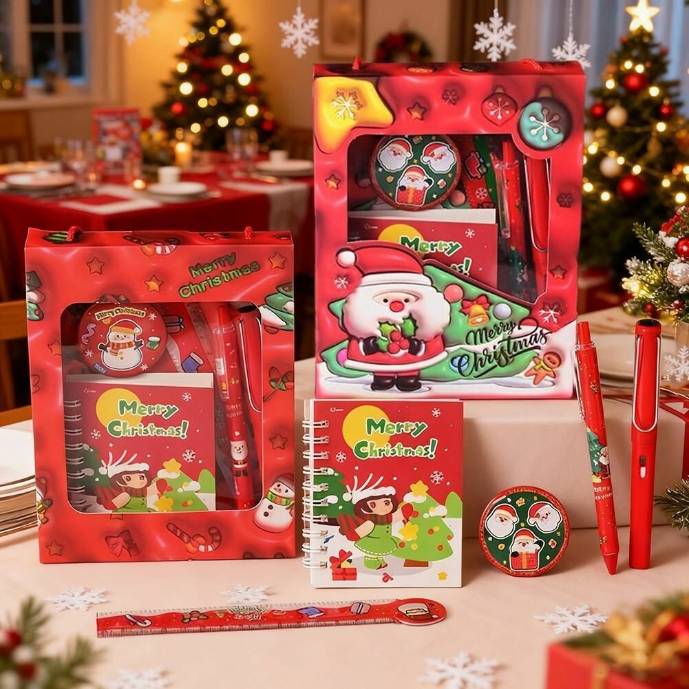 Набор рождественских канцелярских товаров вечеринка подарка в классе