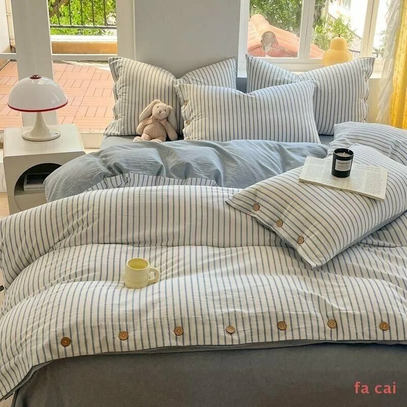 Macas Home Комплект постельного белья, Вареный хлопок, Семейный, наволочки 50x70