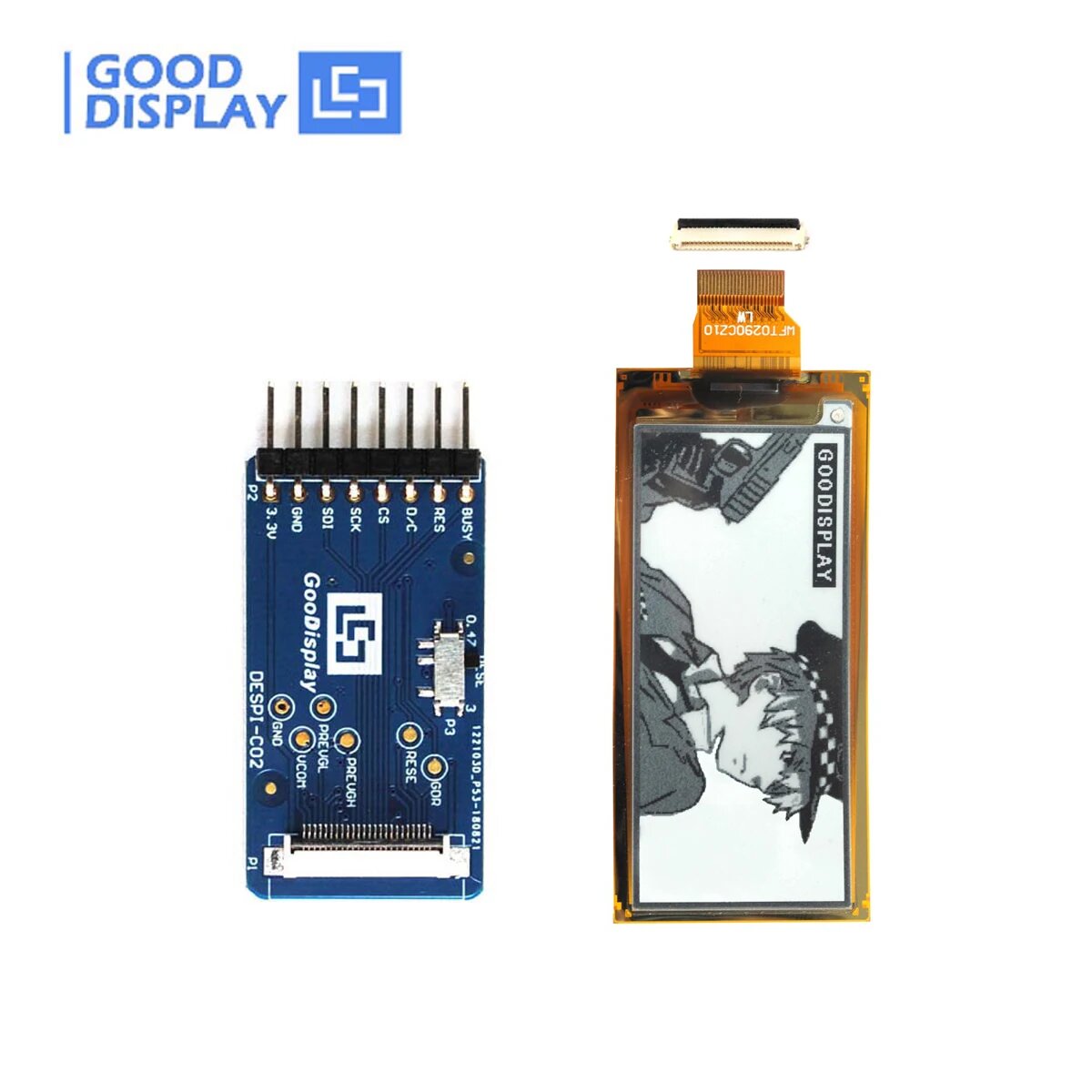Гибкий модуль экрана E-ink GDEW029I6FD