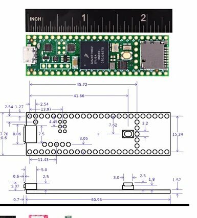 Teensy 4.1 DEV-16771 мини компьютер, TEENSY4.1