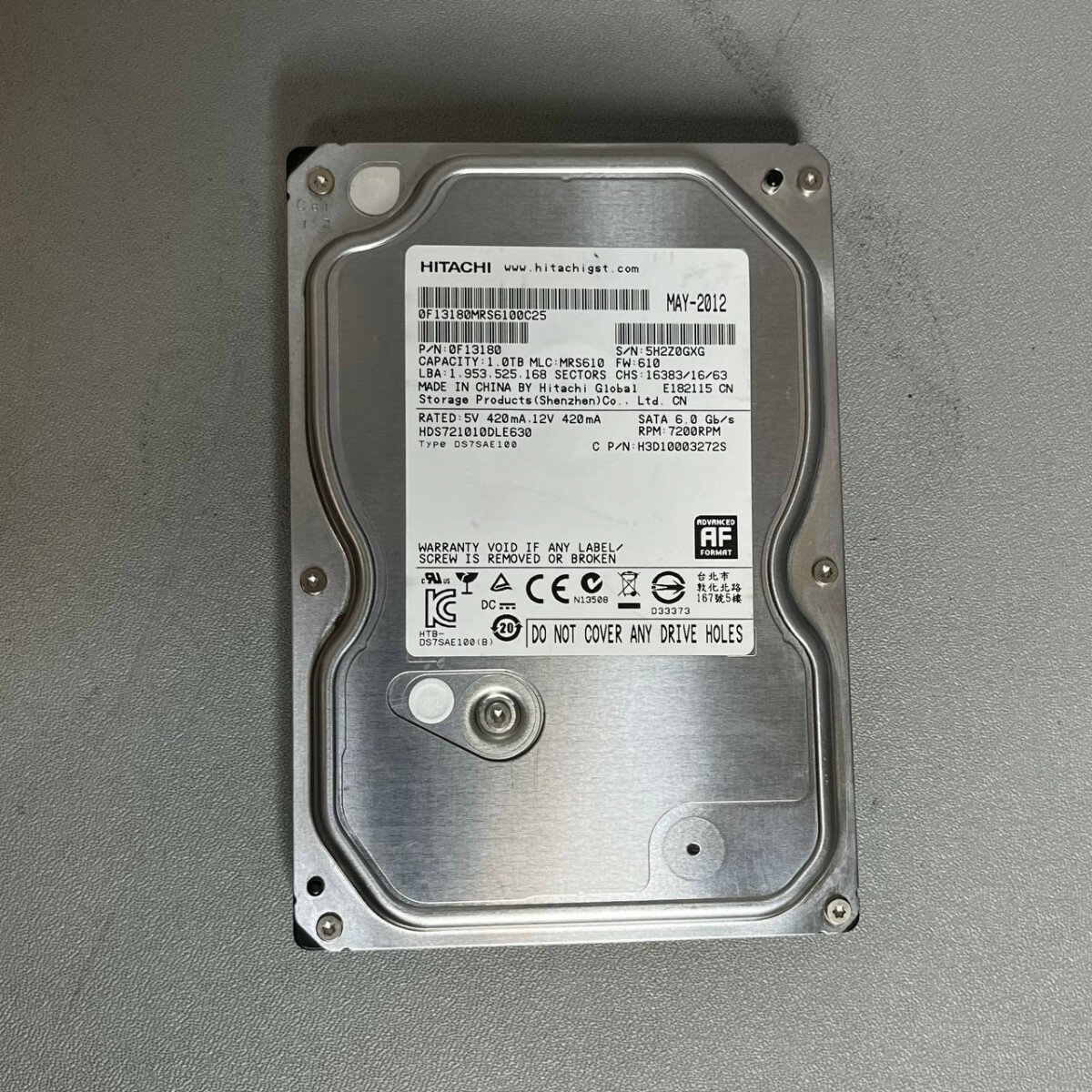 Жесткий диск Hitachi HDS721010DLE630 1Tb SATAIII 3,5" HDD