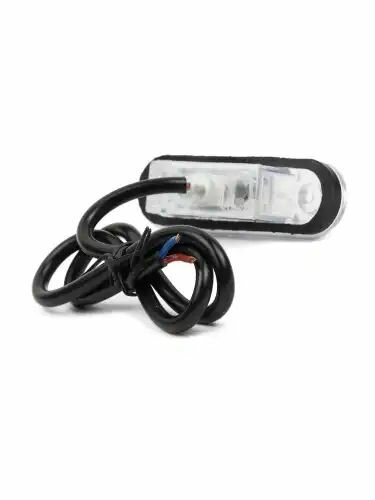 Фонарь габаритный LED белый c проводом L 0.5m на рефрежираторы Schmitz