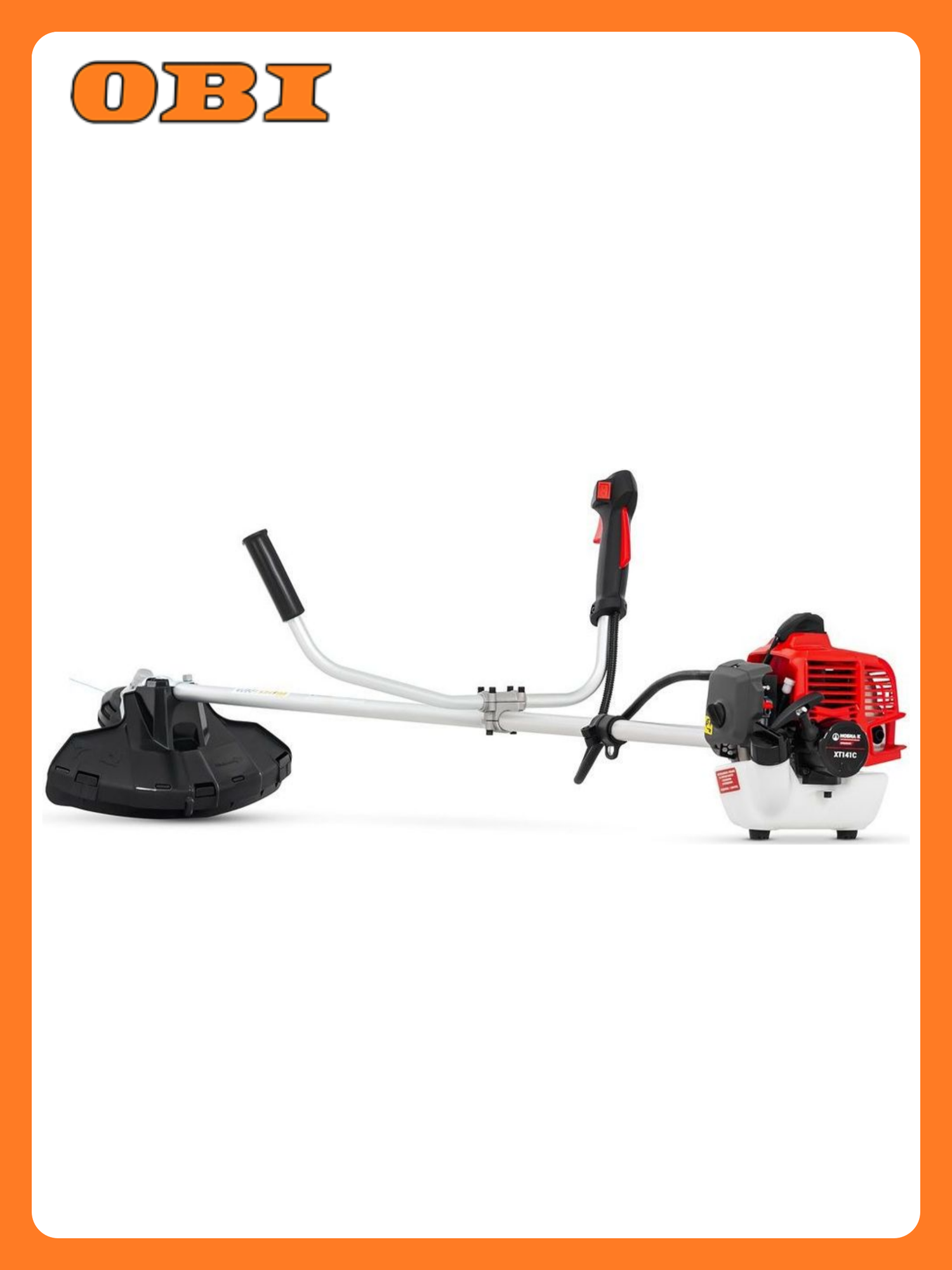 Триммер бензиновый Мобил К Комфорт XT141С, леска/нож, 1л. с, верхнее расположение двигателя