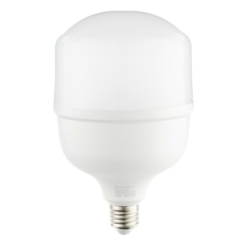 Лампа светодиодная Онлайт Е27/Е40 6500К 70 Вт 5300 Лм 176-264 В цилиндр матовая