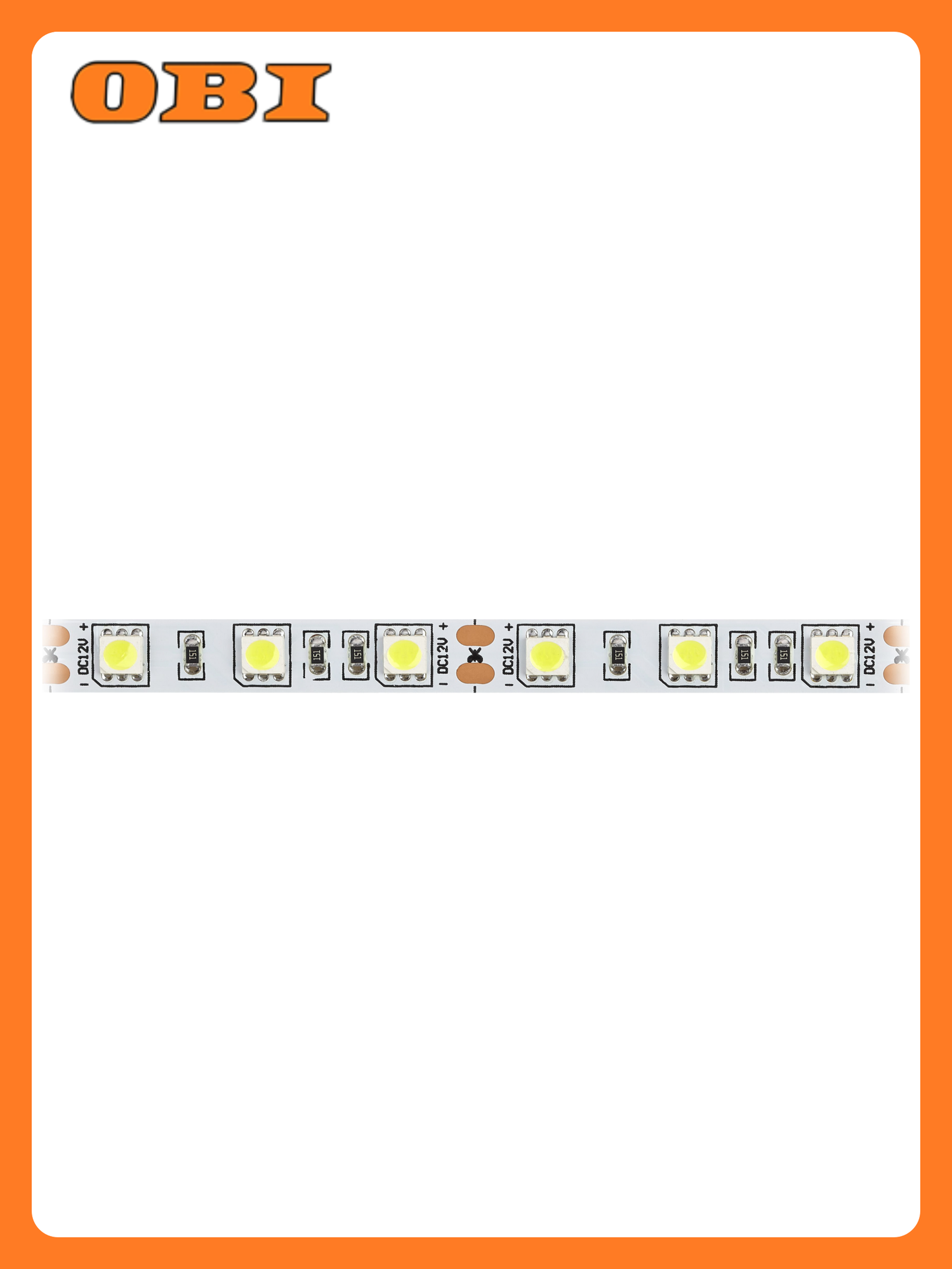 Светодиодная лента ЭРА 5050kit-14,4-60-12-IP20-6500-5m 60 шт 12B 14,4Вт белый 5м