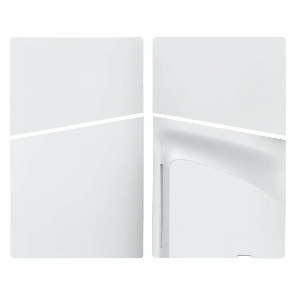 Белая крышка корпуса для PS5 Slim с дисководом