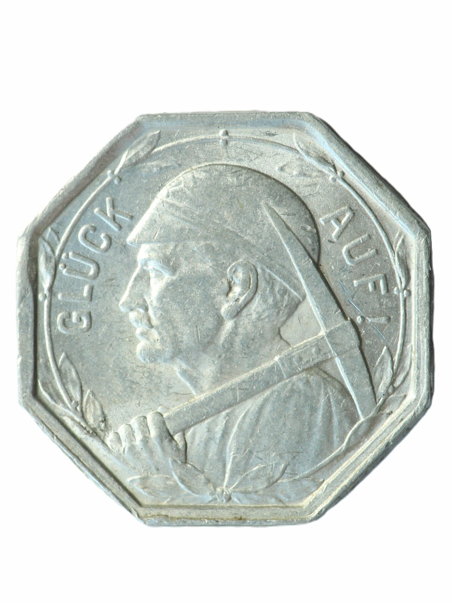 Подлинная монета Германия нотгельд 25 пфеннигов 1920 Ваттеншайд Алюминий