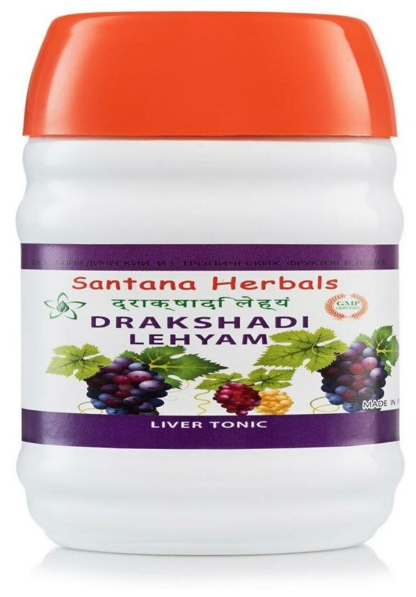 Джем аюрведический дракшади лехьям, 200 гр. От анемии. Гепатопротектор. Сантана