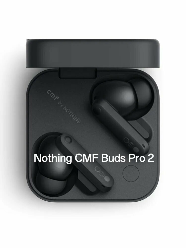 Наушники беспроводные с микрофоном CMF Buds Pro 2, Bluetooth, USB Type-C, перламутровый