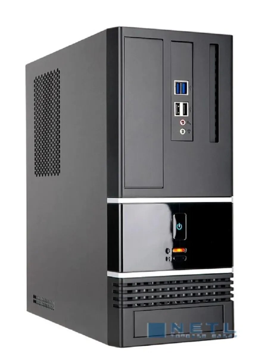 Корпус для ПК SlimCase BK623BL RB-S400BN1-0 H U2.0*2+U3.0*2+A(HD)