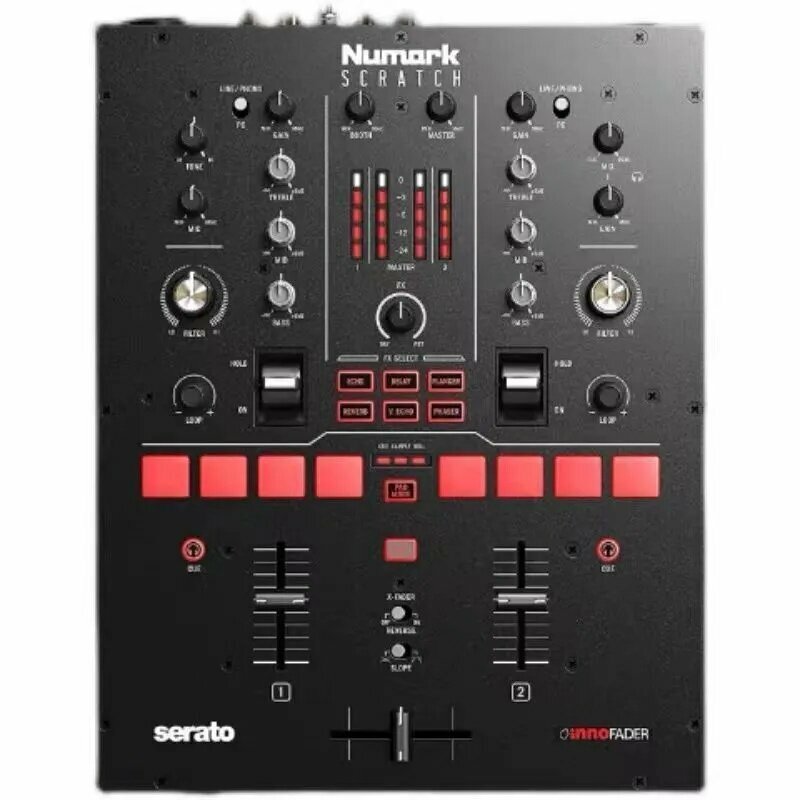 24-разрядный двухканальный микшер Numark Scratch