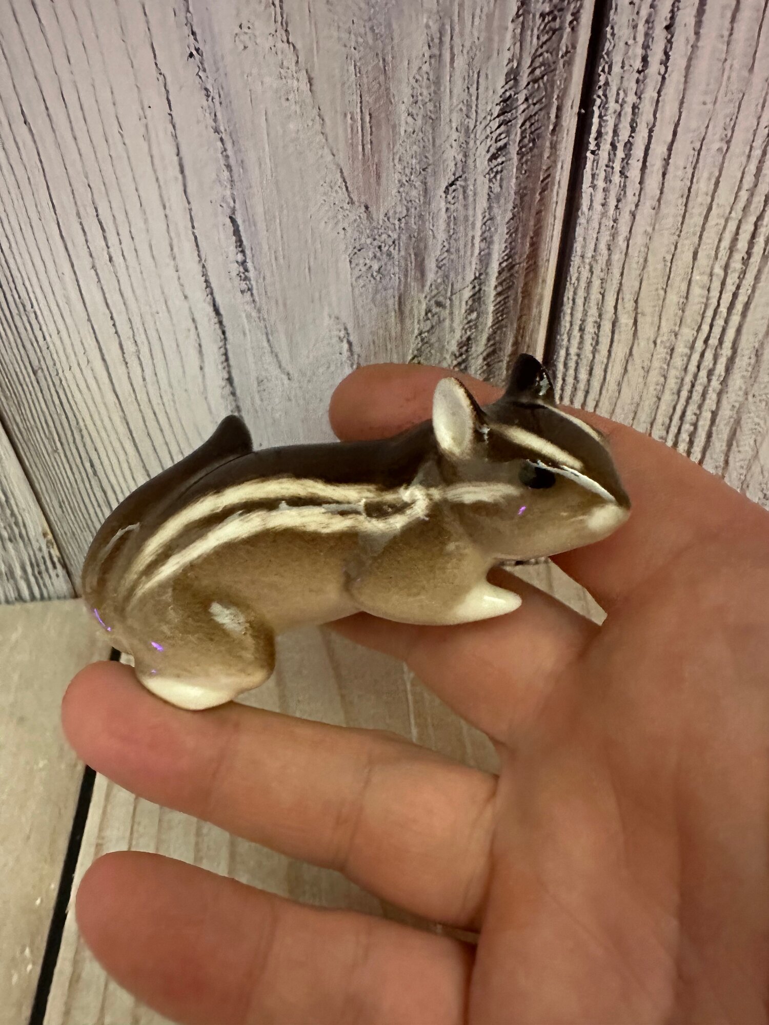 Статуэтка Бурундук Фарфор Лфз 60 годы винтажная редкая