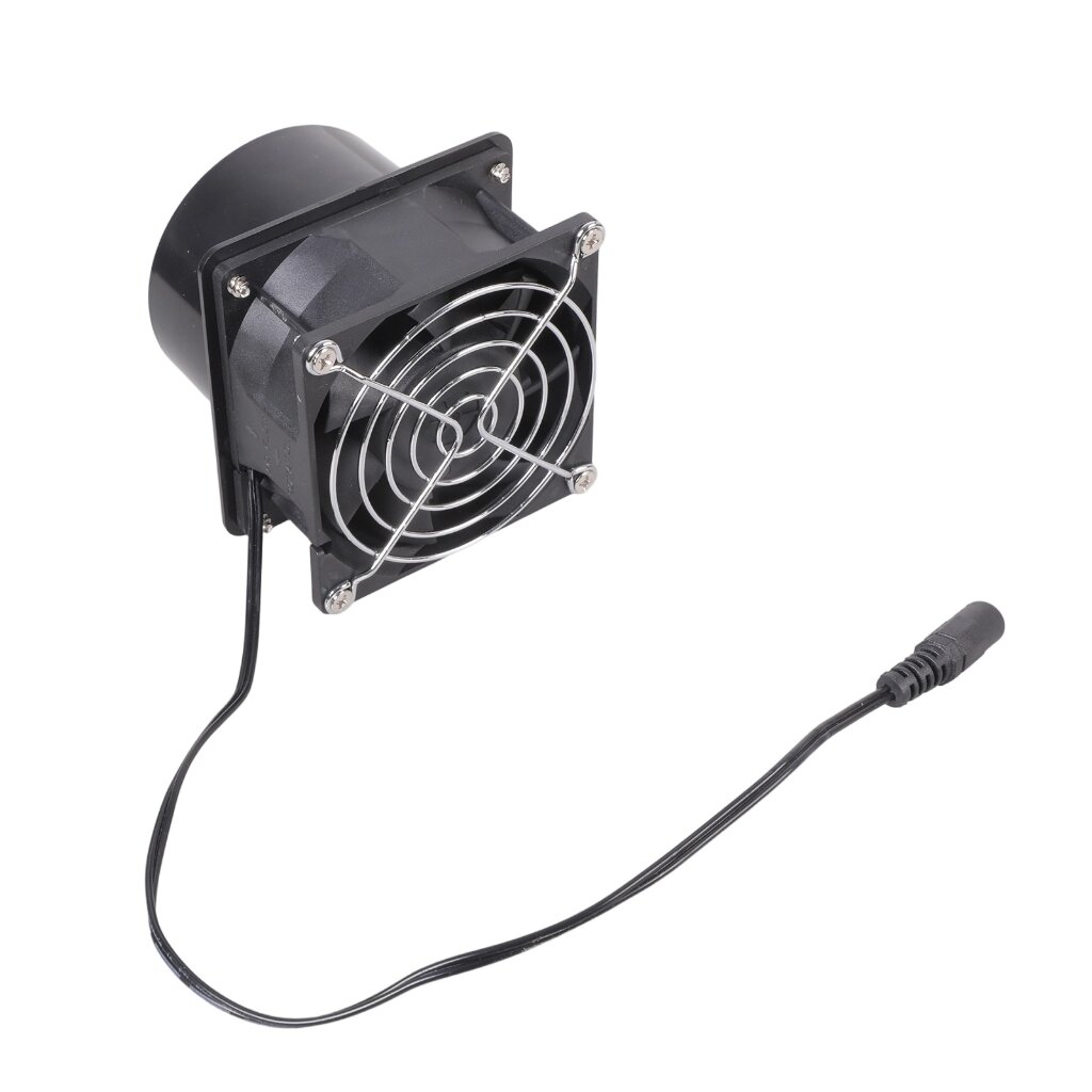 Мощный 80-мм вентиляционный вентилятор с регулировкой скорости, металлический протектор, охлаждающий вентилятор в комплекте