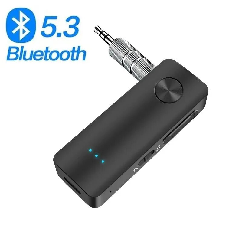 Bluetooth 5.3 Передатчик Приемник Адаптер 3,5 мм Джек AUX