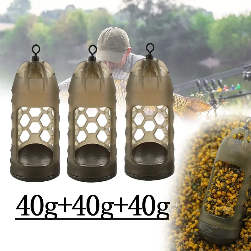 Кормушки для карпа YOTO, 40g+40g+40g, цвет 40g40g40g