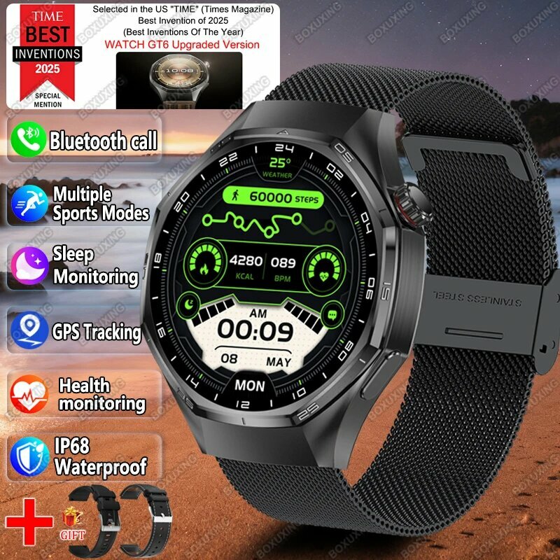Умные часы Watch Q16 Upgrade Black Mesh