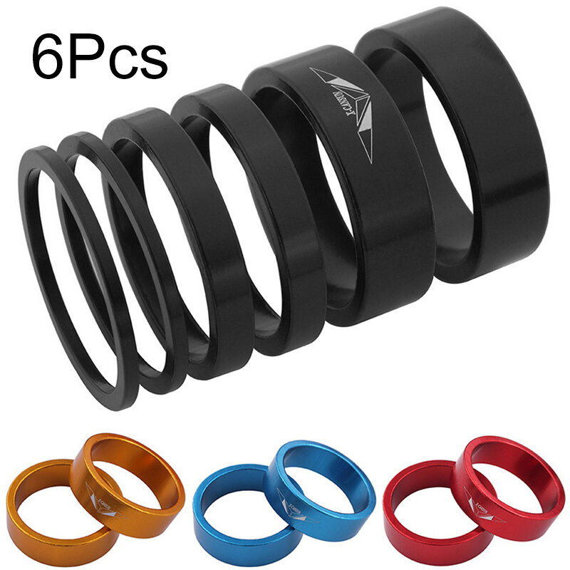 Проставочное кольцо для рулевой колонки 28,6 мм, алюминиевое, для регулировки высоты выноса, набор прокладок