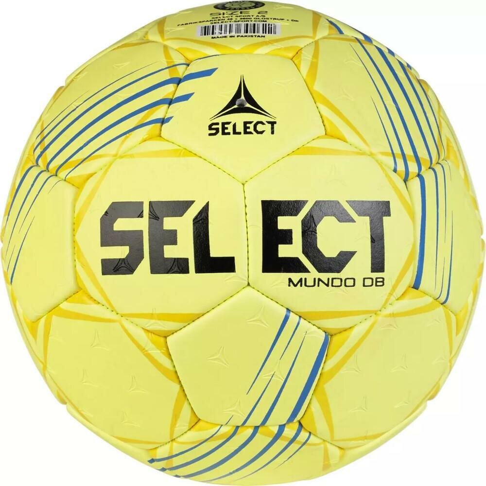 Гандбольный мяч Decathlon Select Mundo DB V24, размер 2, желтый
