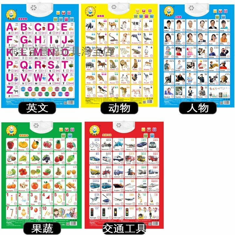 Оптовая продажа от фабрики: звуковая настенная таблица для обучения математике детей 1-8 лет, распознавание чисел от 1 до 100, игрушка с голосом