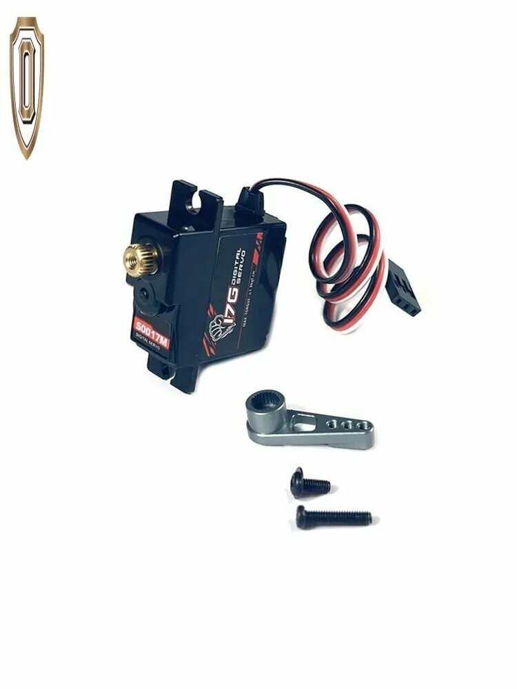 D8( T R) 17G 3.5KG Metal Gear Digital Servo and Arm S0017M совместим с C14 C24 MN D90 MN99S RC Car Upgrade Parts, 4