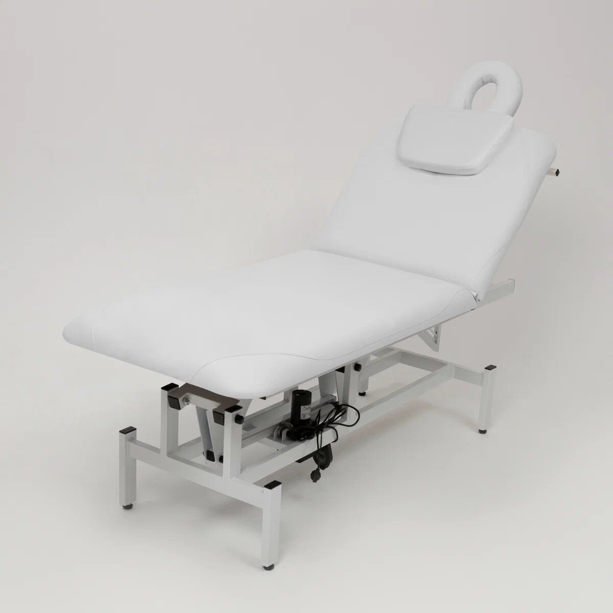 Массажный стол, стационарный, с электроприводом, 190 см х 70 см, белый