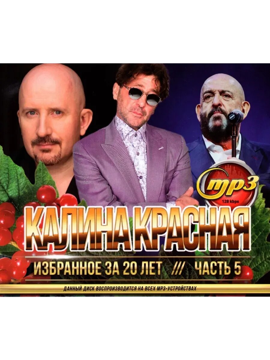 Калина Красная Избранное за 20 лет часть 5 (Диск CD-MP3)